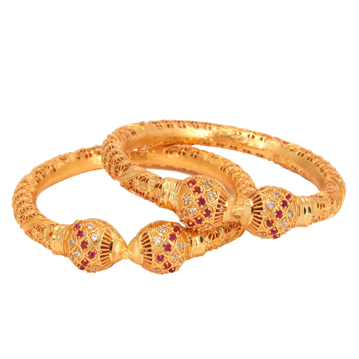 Jafri Design Stone Studded Bala - Two Pieces