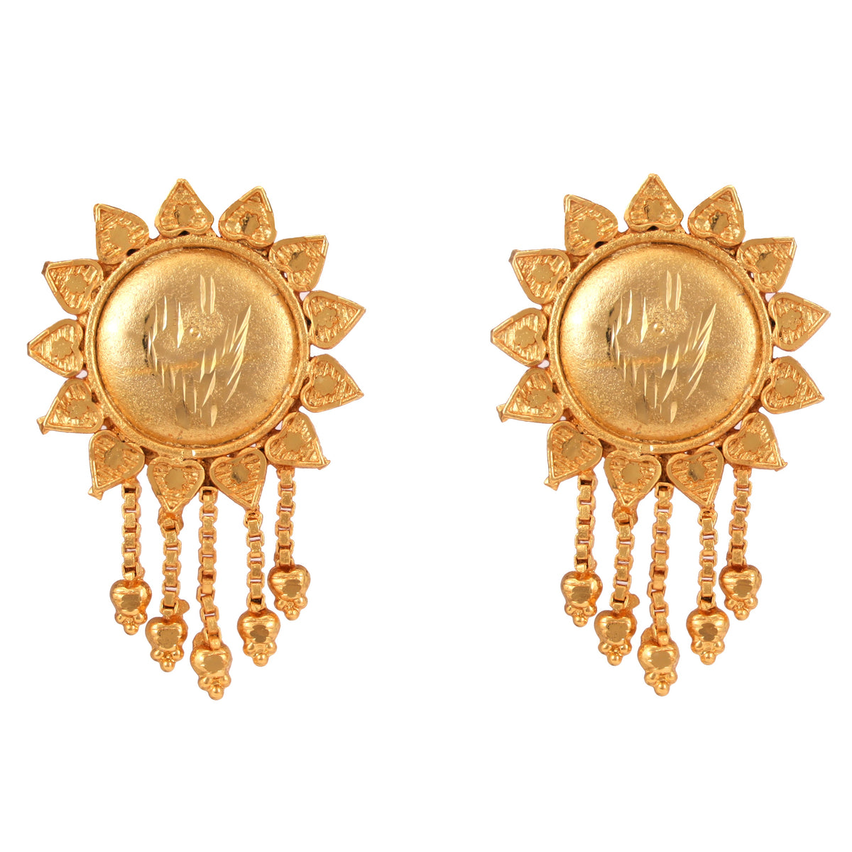 Kanbala Locket Leafy Chain Slick Sitahar Set