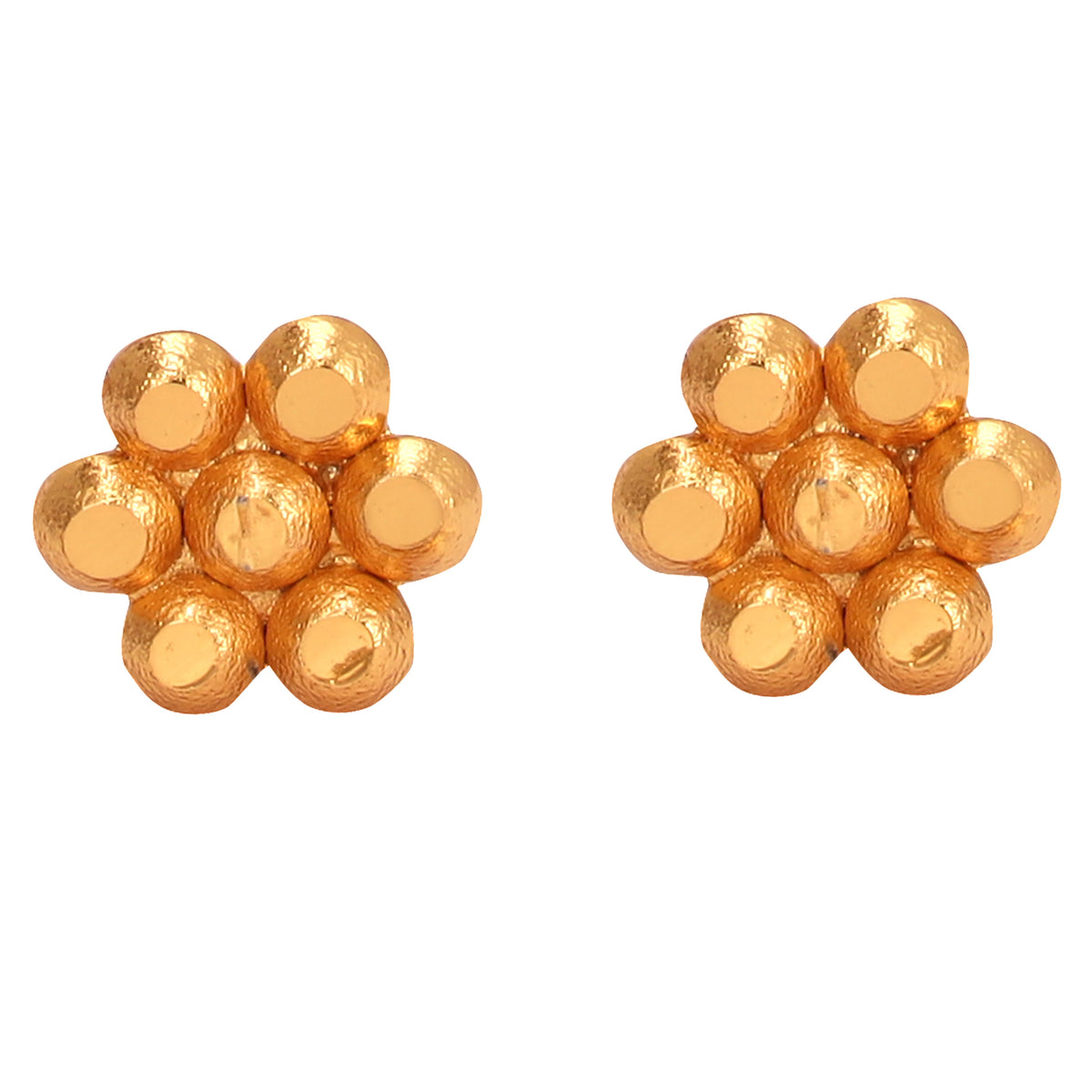 Meera - Flower Drop Chain Necklace Set