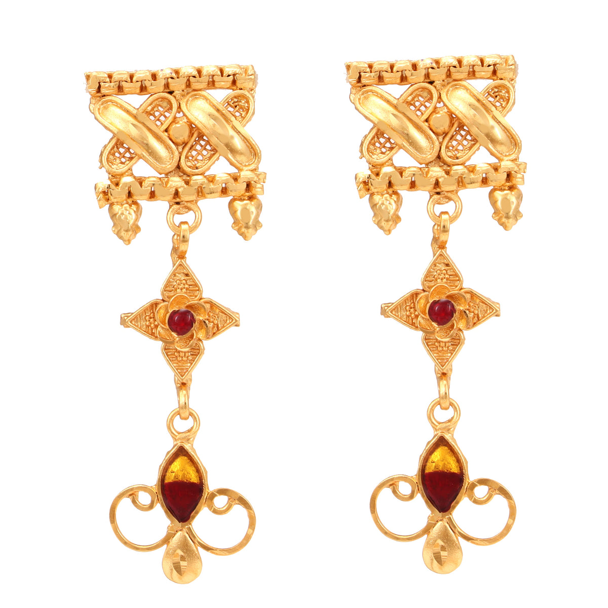 Purba - Minakari Heavy Chatai Necklace Set