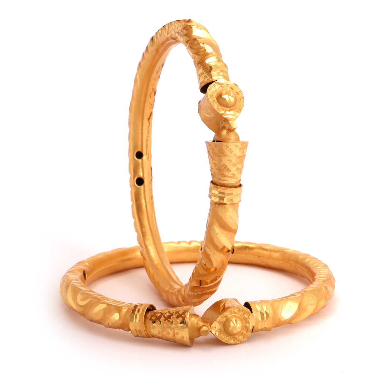 Thin Dual Mukh Bala - Two Pieces | Bengali Taditional Collection