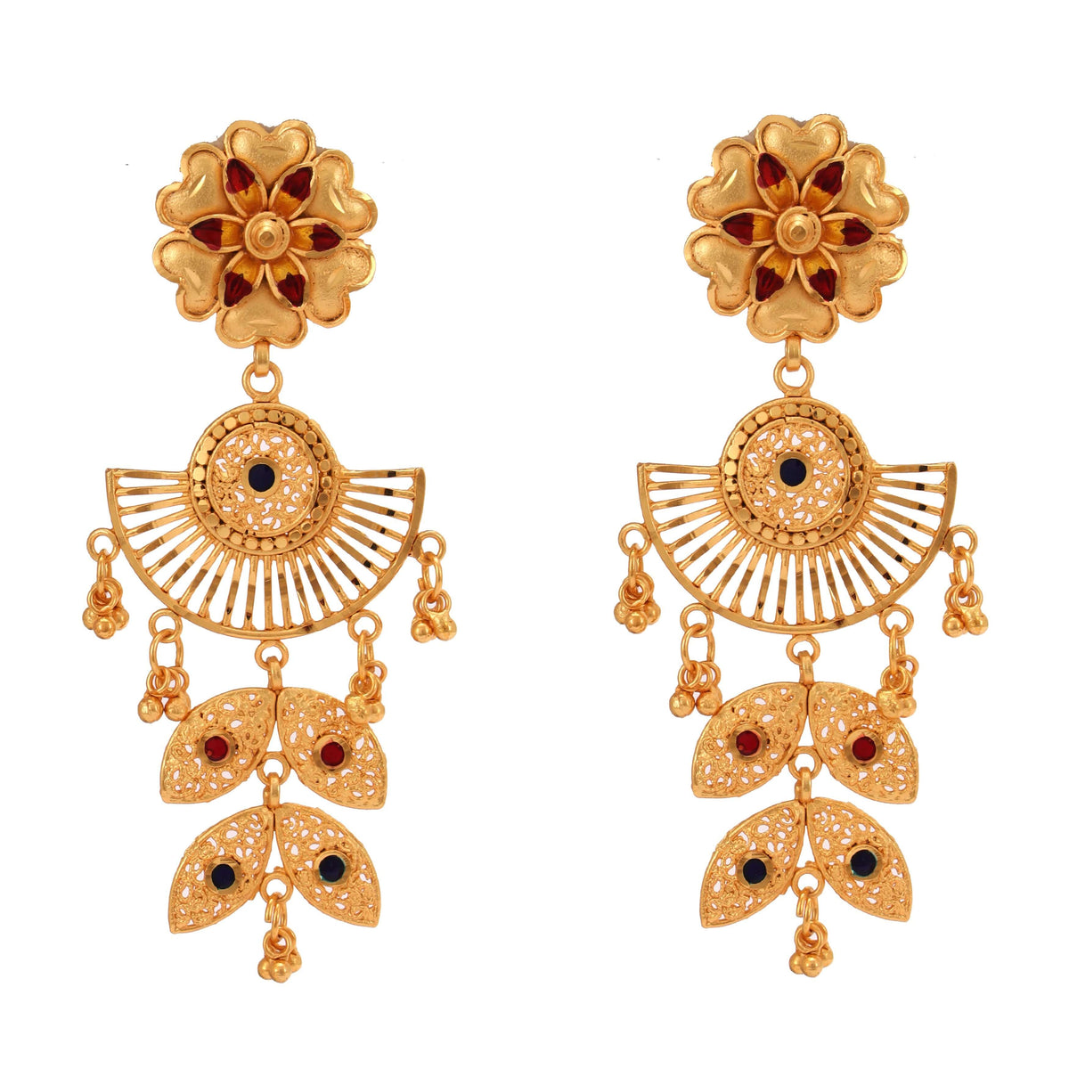 Ujjayini Heavy Sitahar Set - Traditional Gold-Plated Jewelry