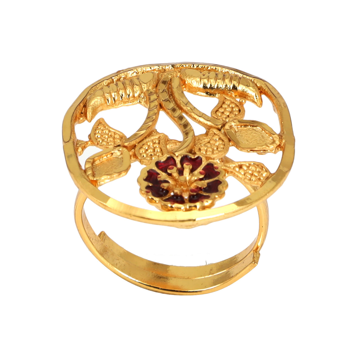 Half Hansuli Set With Fingerring