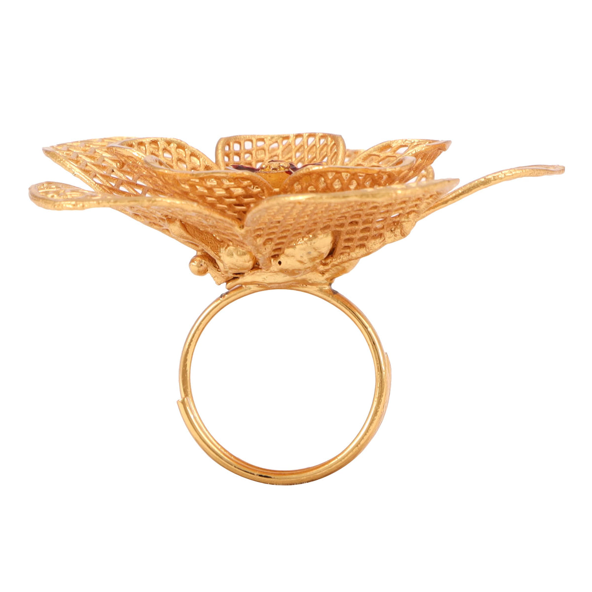 Net Flower Ring