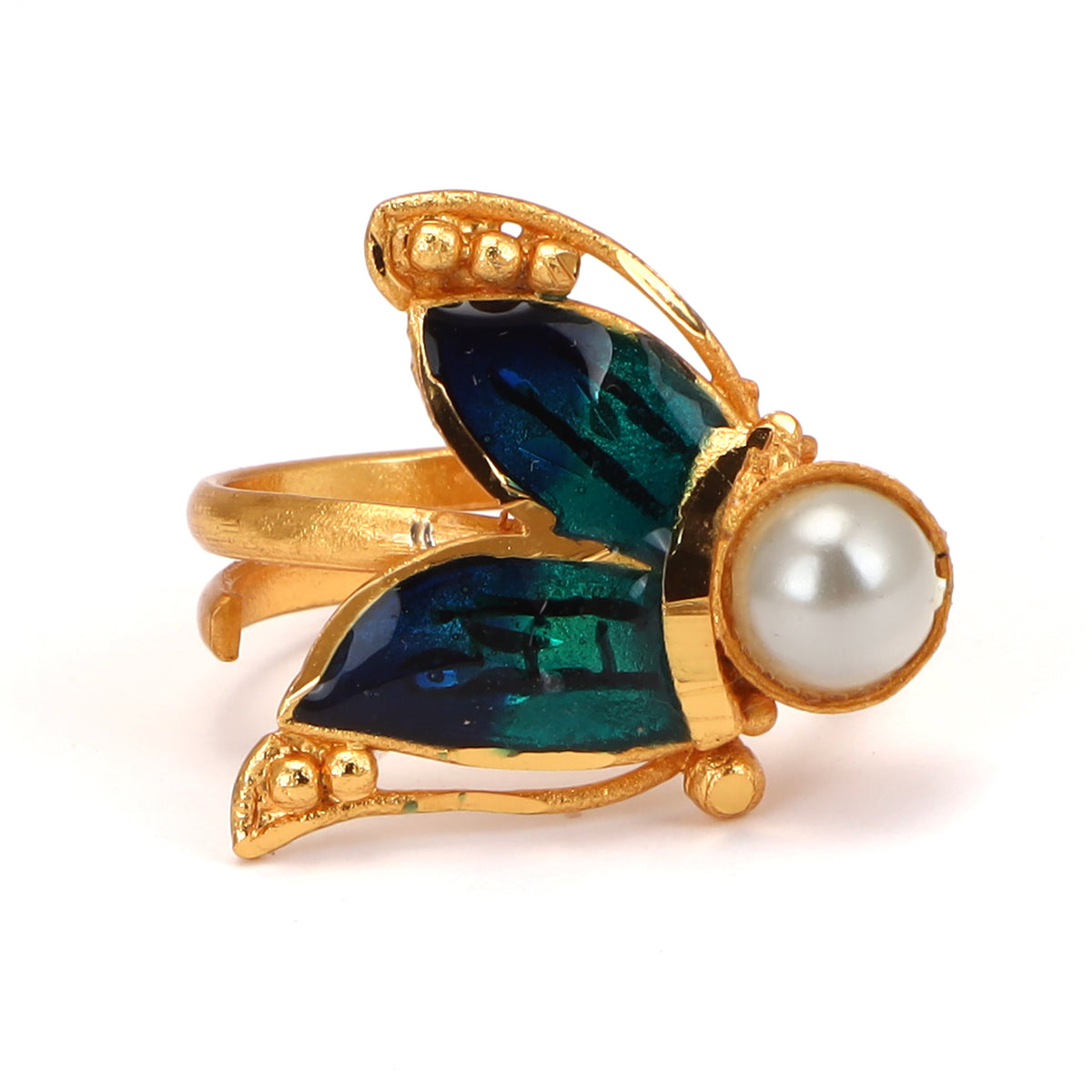 Small Butterfly Finger Ring