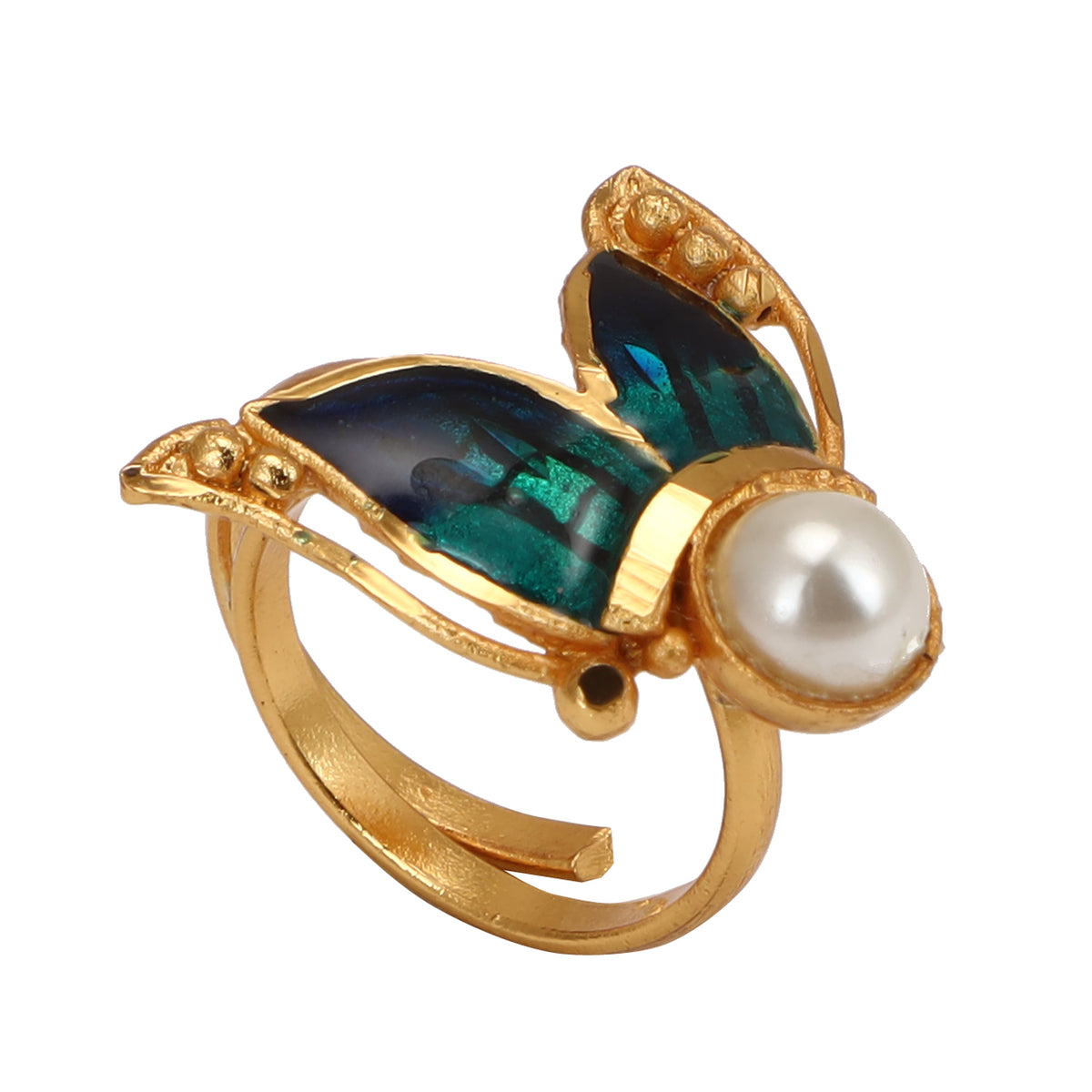 Small Butterfly Finger Ring