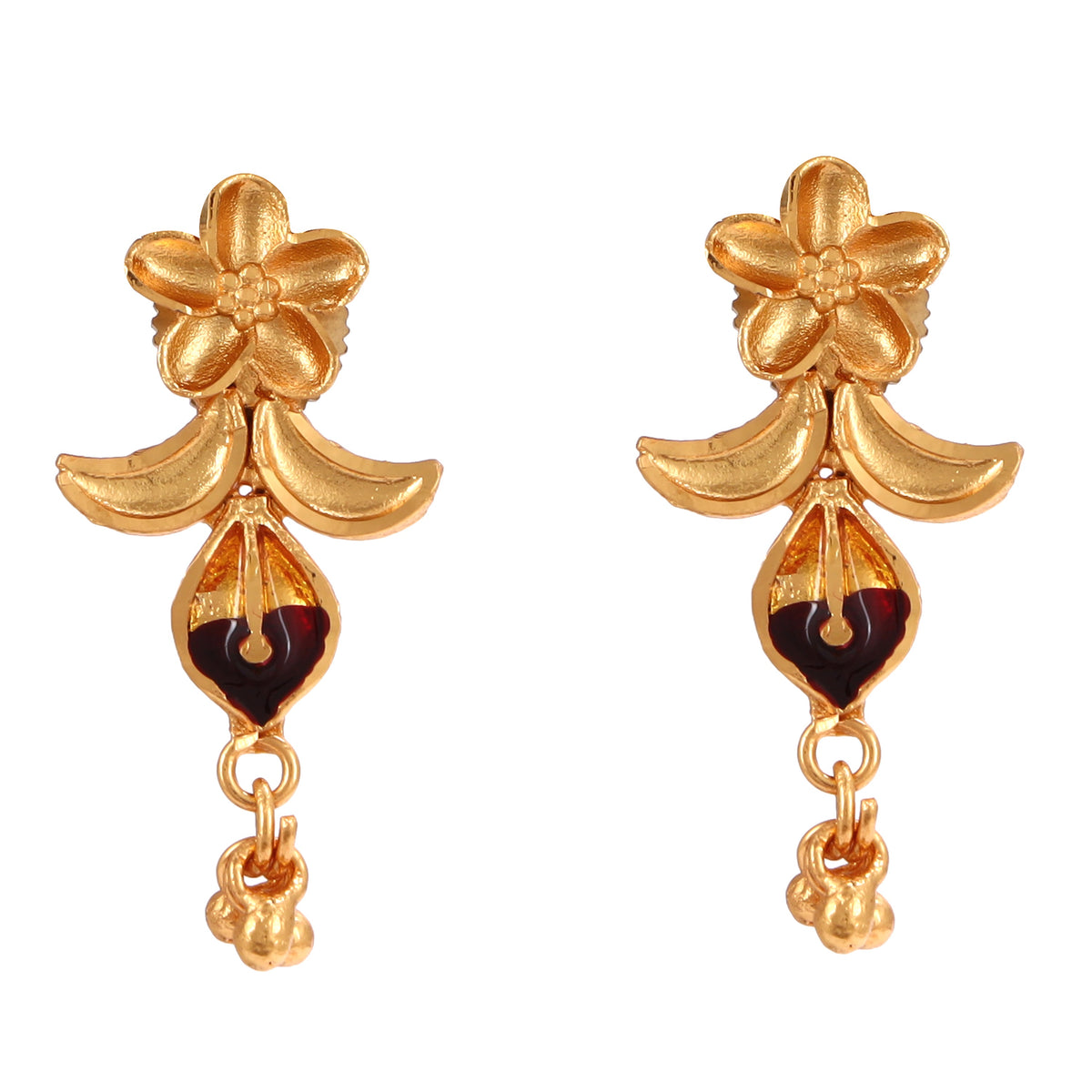 Tripatro Floral Chatai Necklace Set